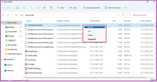 How to recover Accidentally Deleted folder from my PC?