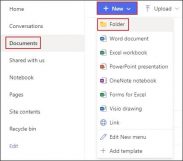 How to Create a Folder in SharePoint