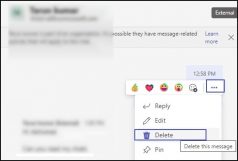 How to delete chats in Microsoft Teams