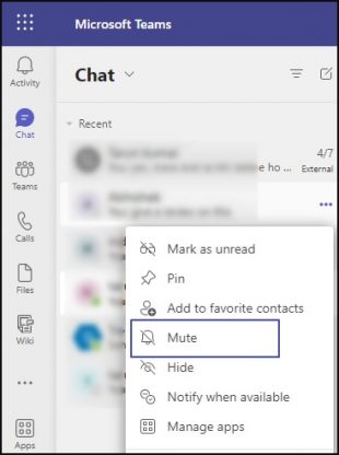 How to delete chats in Microsoft Teams
