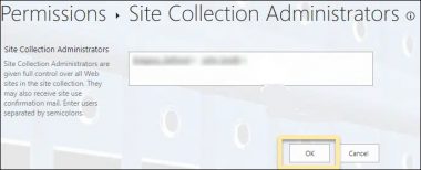 Becoming a SharePoint site collection administrator