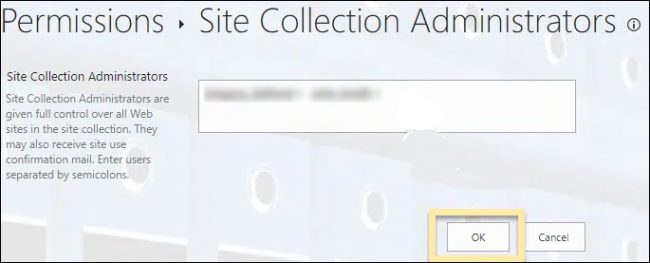 Becoming a SharePoint site collection administrator