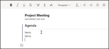 Microsoft Teams meeting notes: how to use it?