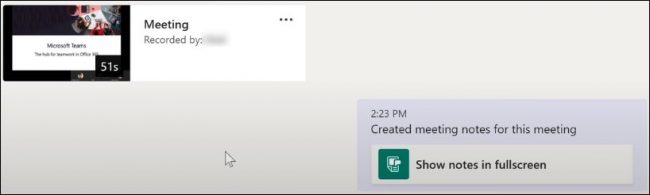 Microsoft Teams meeting notes: how to use it?