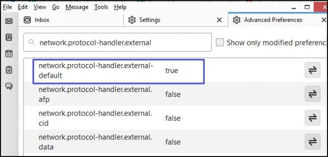 How to fix hyperlinks in messages are not working in Thunderbird issue