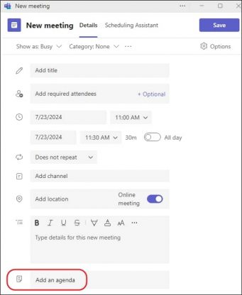 Microsoft Teams meeting notes: how to use it?
