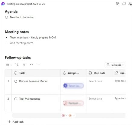 Microsoft Teams meeting notes: how to use it?