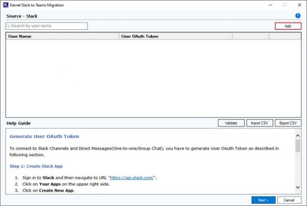 Migrate Slack Direct Messages to Teams | User Guide 2025