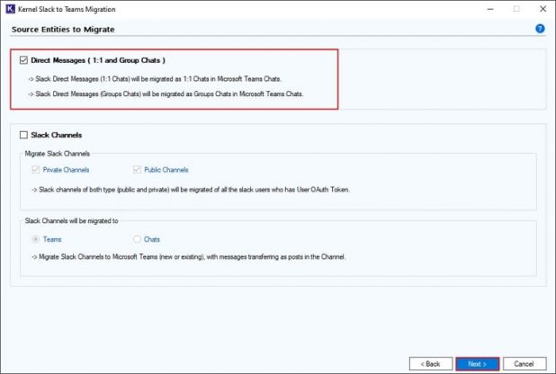 Migrate Slack Direct Messages to Teams | User Guide 2025