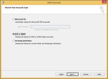 Switch Outlook Email Account from IMAP / MAPI to POP3