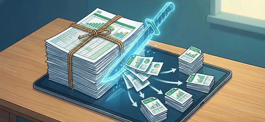 Best methods to split large excel file.