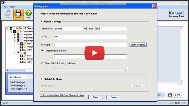MySQL Database Repair Tool - Repair & Recover Damaged MySQL Database