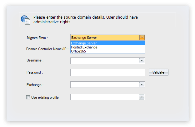 Exchange Migration Tool to Migrate Exchange Server/Office 365