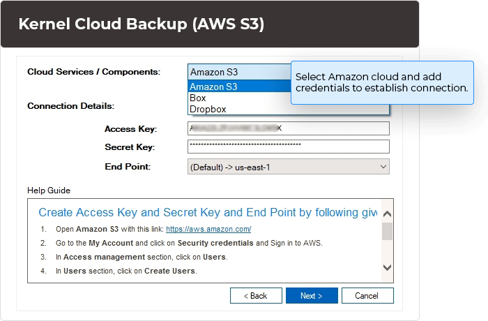 Amazon S3 Backup Software Complete Data Backup Solution For Amazon S3
