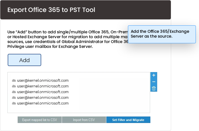 Export Office 365 to PST Tool to Export Office 365 Mailboxes to PST