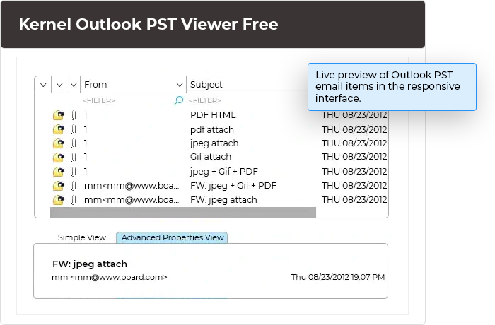 PST Viewer - Free Tool to Open and View Content of PST Files Without MS ...