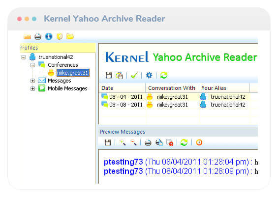 Freeware Yahoo Archive Reader to Decode and View Archived Yahoo Messages