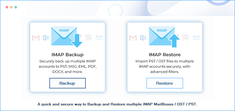 IMAP Email Backup Tool to Backup IMAP Emails Locally from IMAP Servers