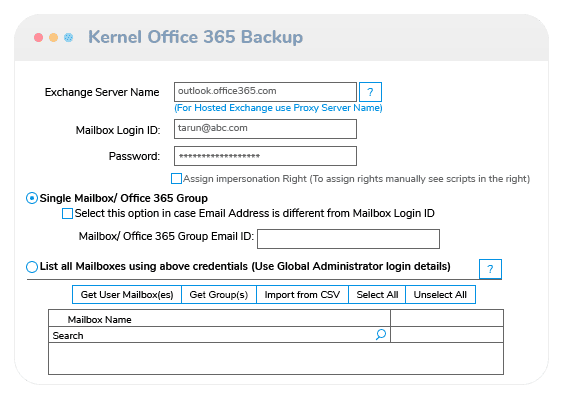 Office 365 Backup Tool to Backup Multiple Office 365 Mailboxes to Outlook