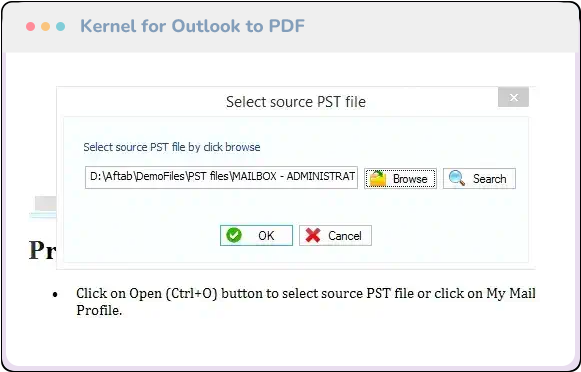 Free Outlook to PDF Tool to Convert Outlook PST mailbox items to PDF File