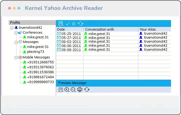 Freeware Yahoo Archive Reader to Decode and View Archived Yahoo Messages