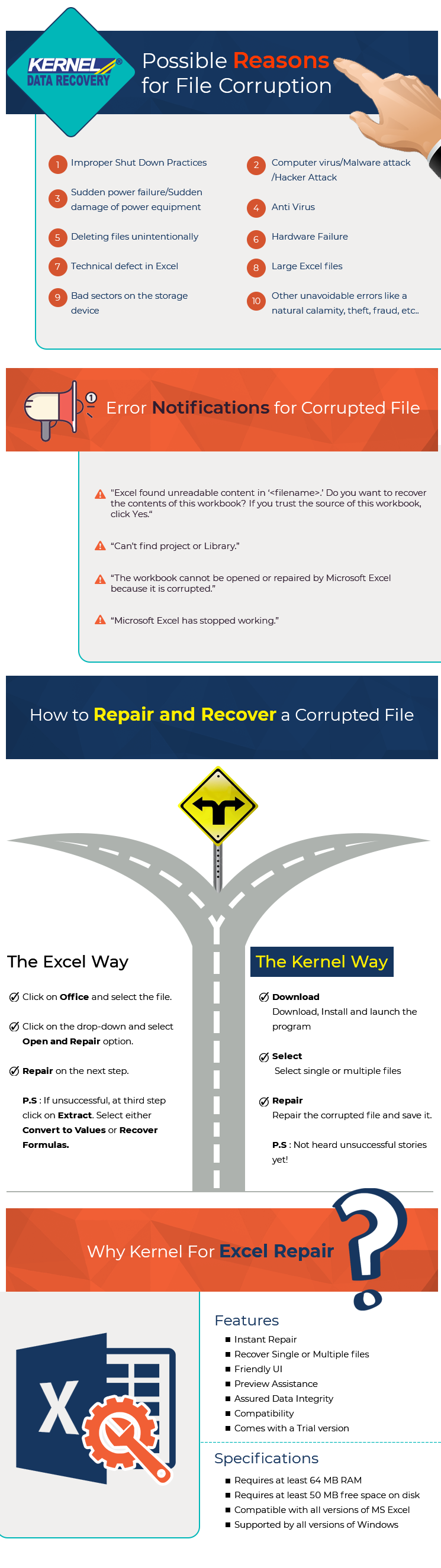 Five Easy Ways To Repair Excel Files And Recover The Lost Data