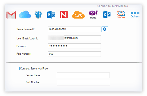 IMAP Backup Tool to Backup Multiple IMAP Server Mailboxes