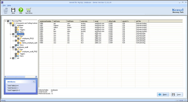 MySQL Database Repair Tool - Repair & Recover Damaged MySQL Database