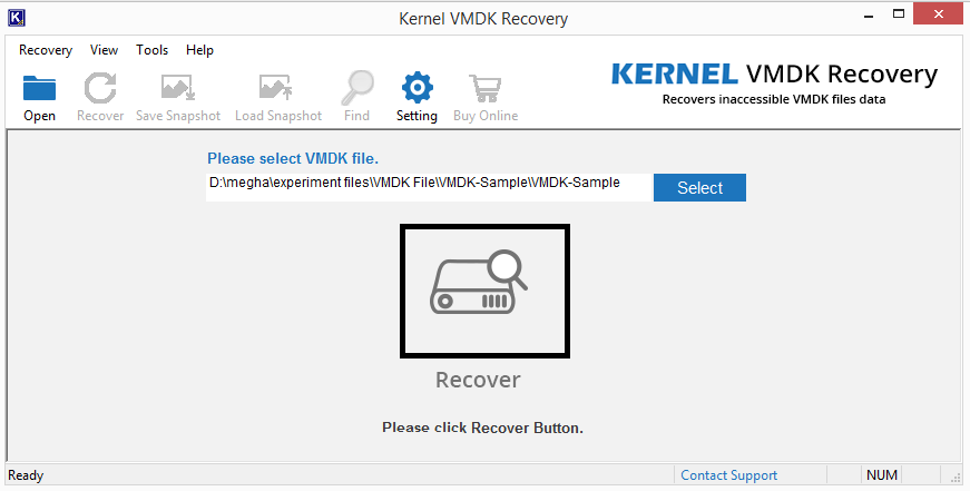 VMDK Recovery Tool to Recover Deleted VMDK Files of Virtual Machine Platforms