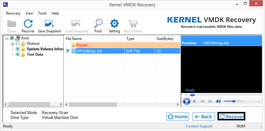 VMDK Recovery Tool to Recover Deleted VMDK Files of Virtual Machine Platforms